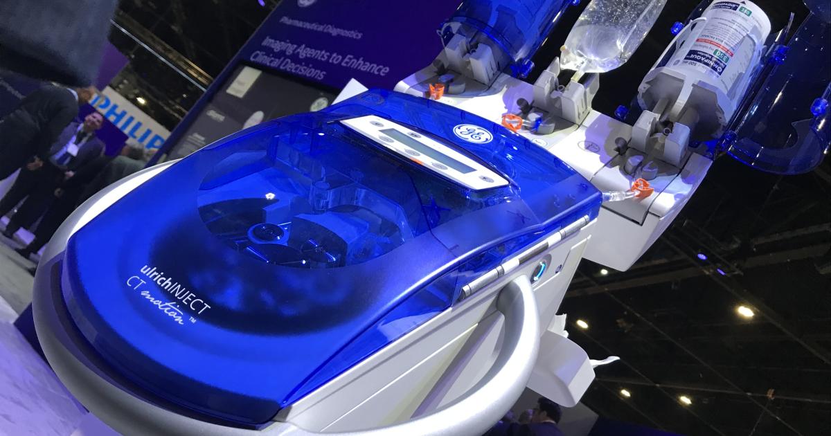 Multi-use syringeless injectors could completely eliminate contrast waste