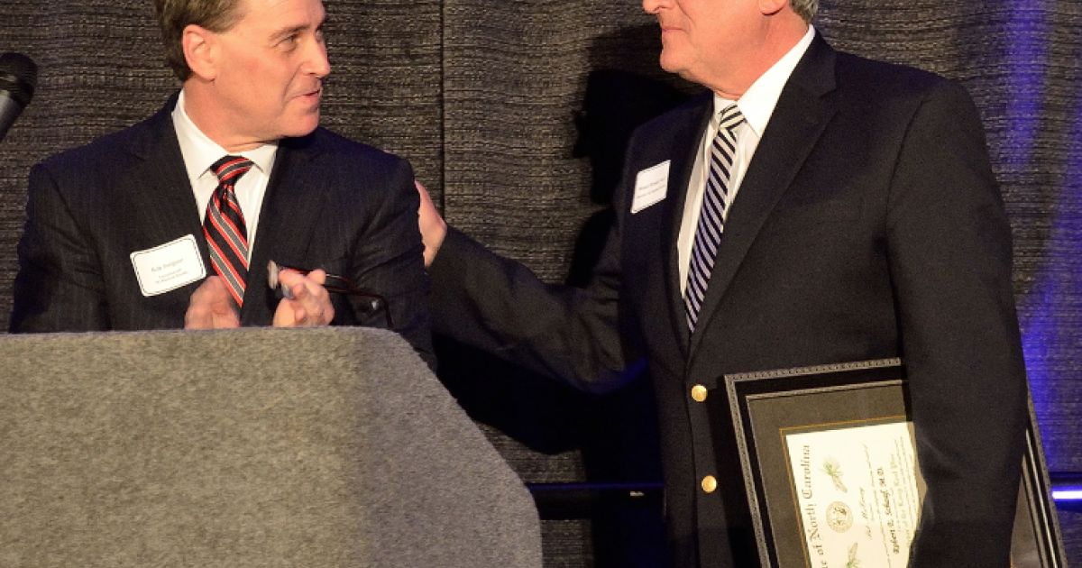 Schaaf receives Order of the Long Leaf Pine